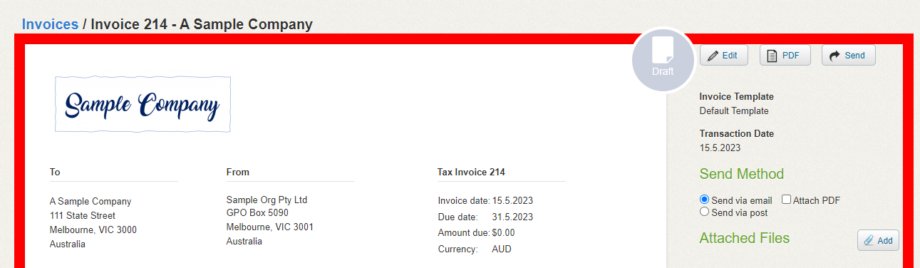Invoicing - End to End Process – Astute Payroll Help Centre