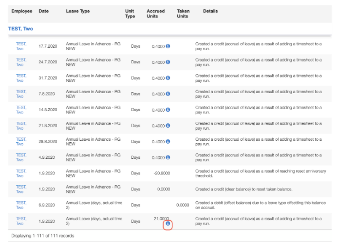 Leave History Report (NZ.) – Astute Payroll Help Centre